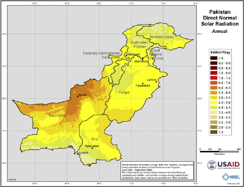 Sun Data Pakistan - Solar Resource Assessment for CSP, PV Solar, Solar ...