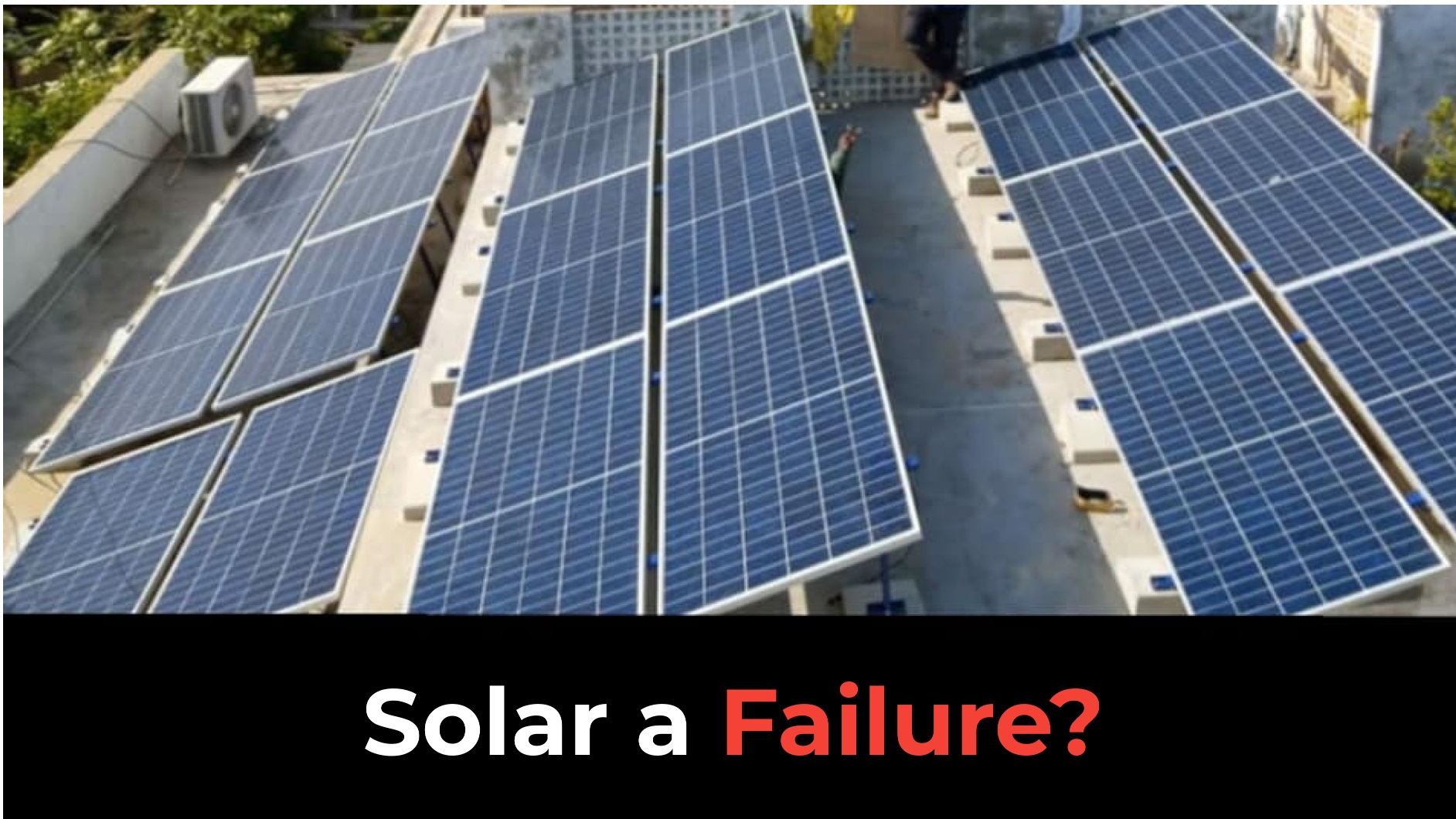 Unpopularity of Solar Energy Products in Pakistan